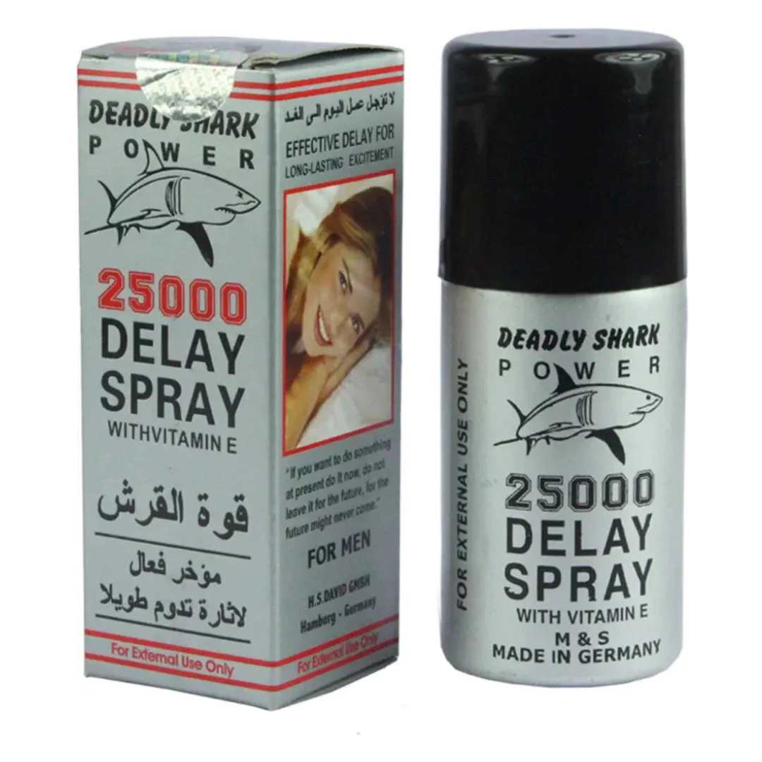 Deadly Shark 25000 Delay Spray – Long Lasting Power – Medicyy